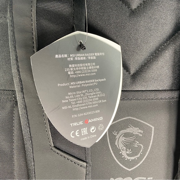 MSI | Bags | Msi Urban Raider Gaming Backpack Unisex Black Red Dragon ...